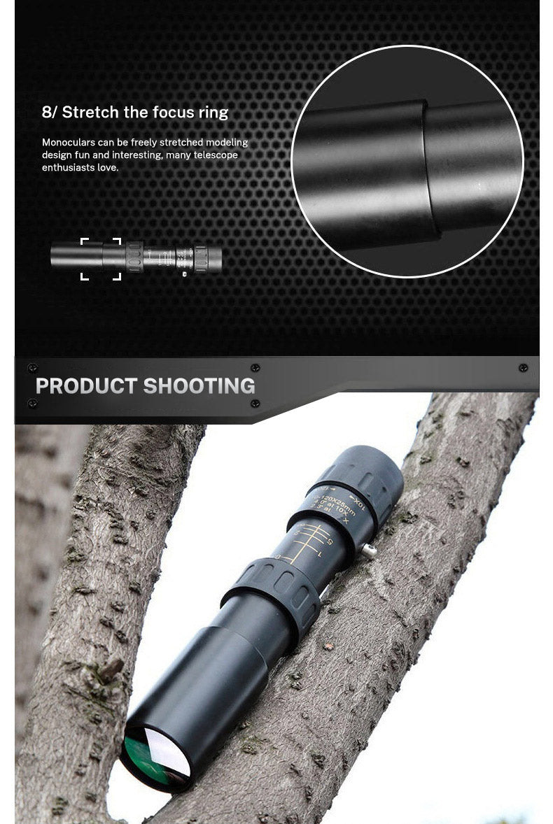 10-30×25 Zoom HD Portable Strong Binoculars Long Range Professional Sp ...