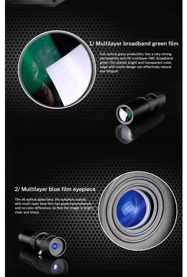 10-30×25 Zoom HD Portable Strong Binoculars Long Range Professional Sp ...